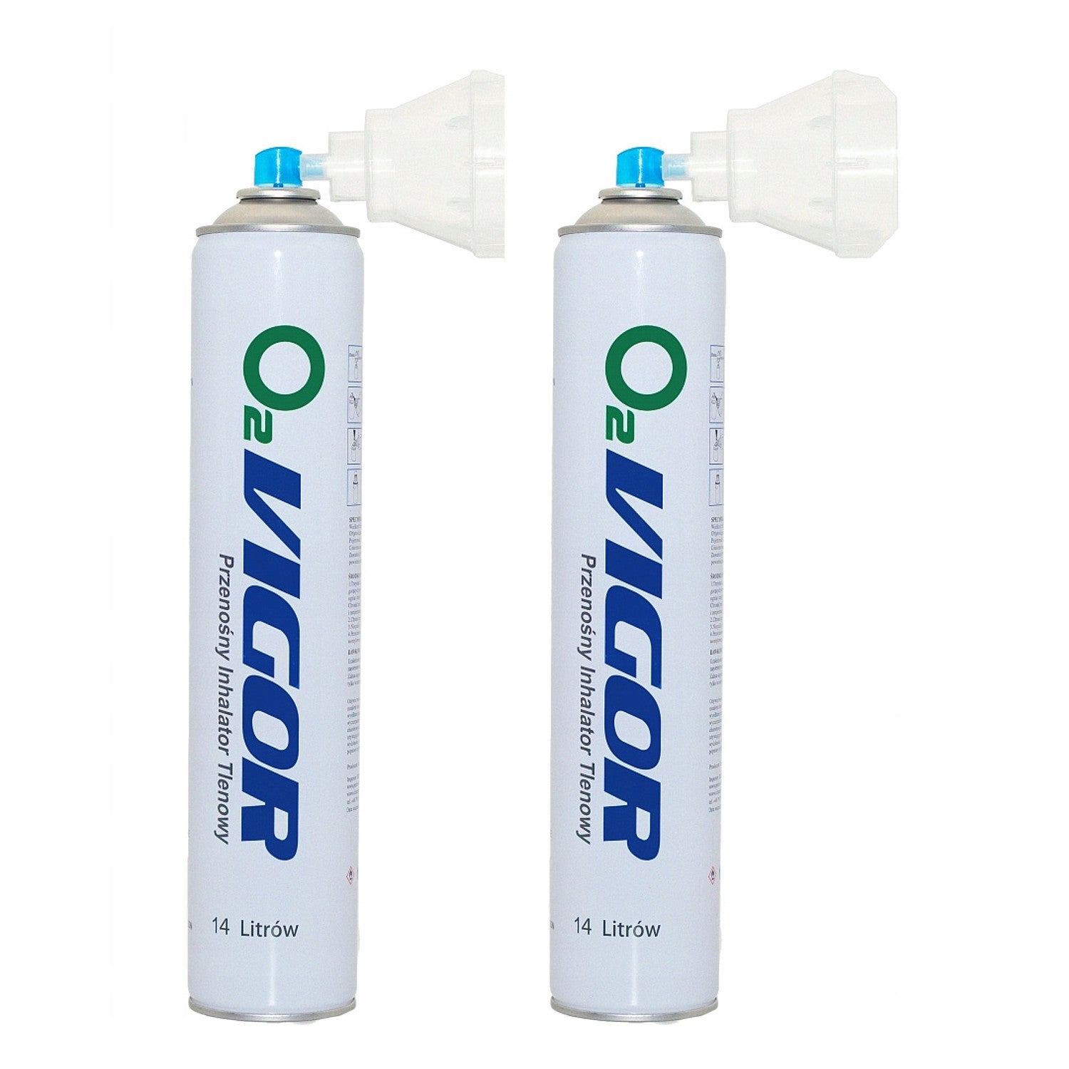 Inhalation oxygen in a 99% O2 14L can, odorless, 2 pieces ...