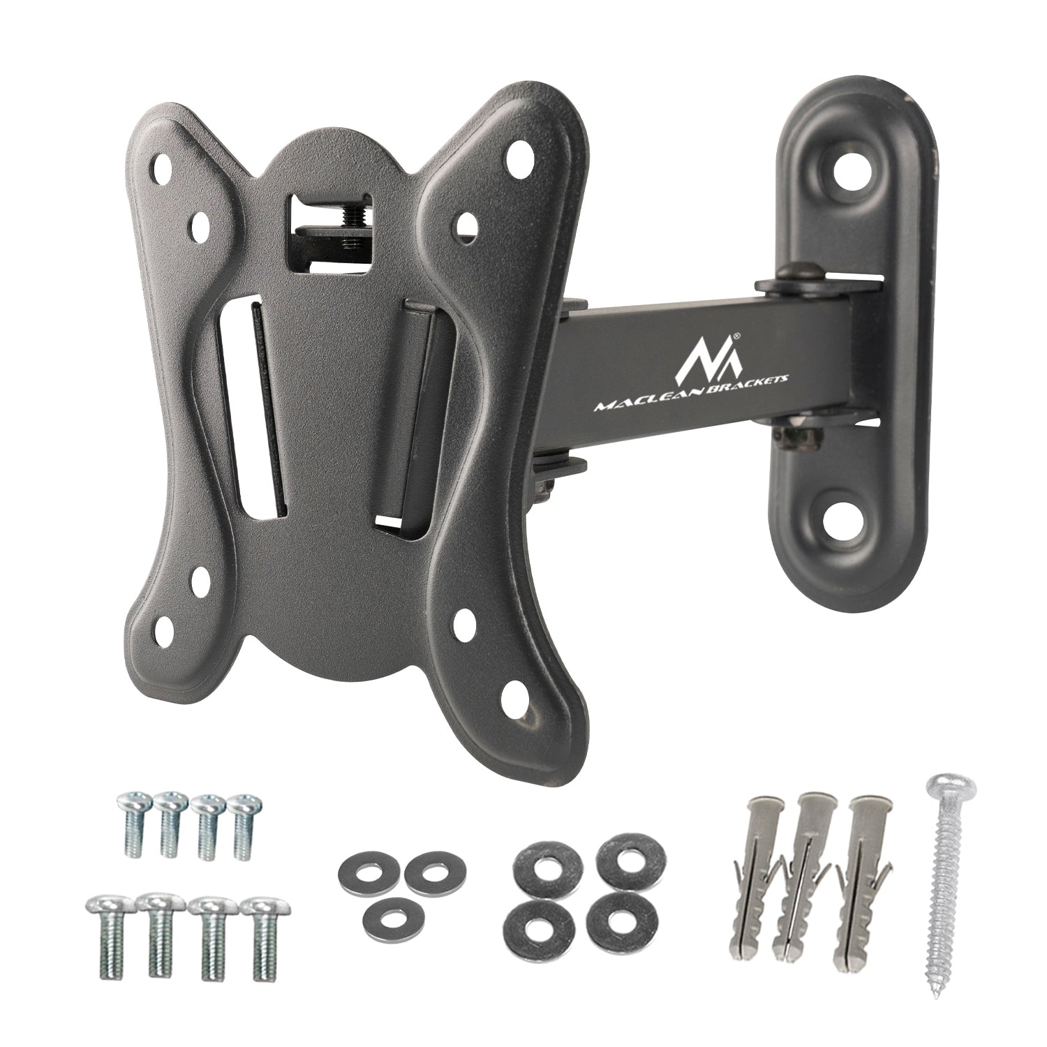 Maclean MC-416 TV Monitor Wall Mount 13"-32" 30kg Tilt Rotate max. VES ...