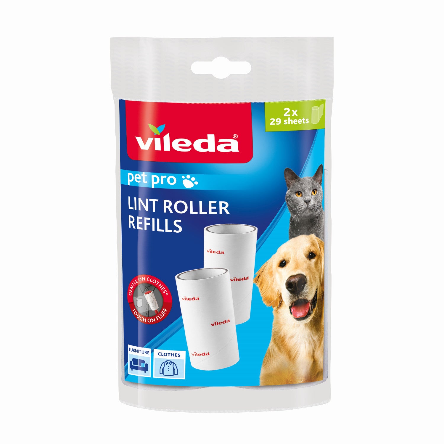 Vileda Pet Pro Cartridges: Effortlessly Remove Fur, Hair, and Dirt Par ...