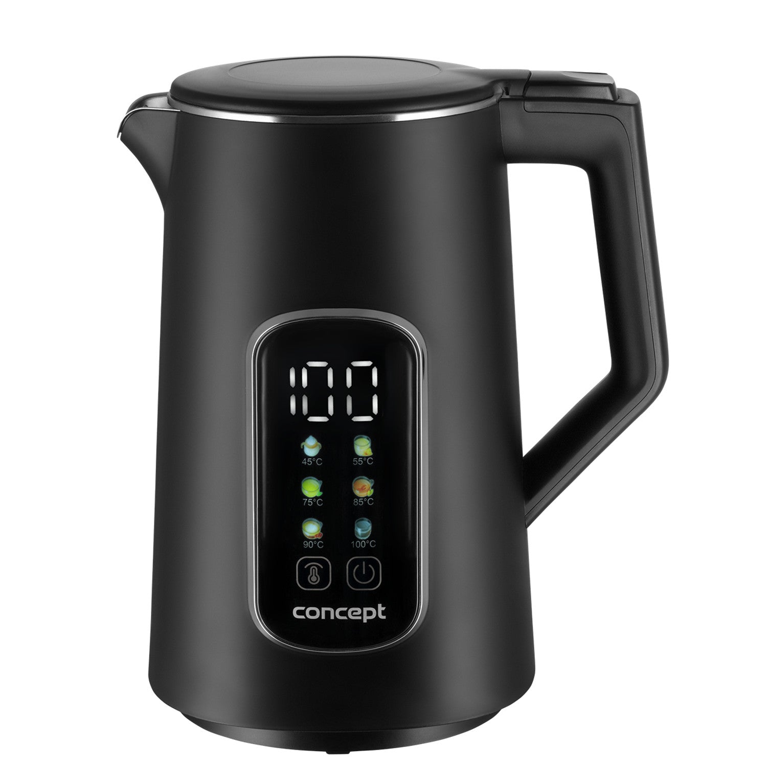 Concept RK3385 Hervidor eléctrico, 1,7L, control de temperatura, panta ...
