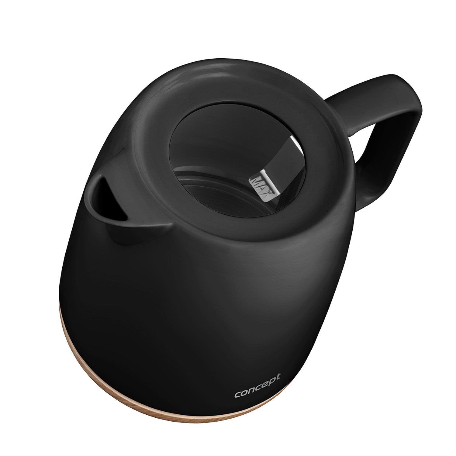 Concept ceramic electric kettle, 1L capacity, 1200 W, black, Strix con ...