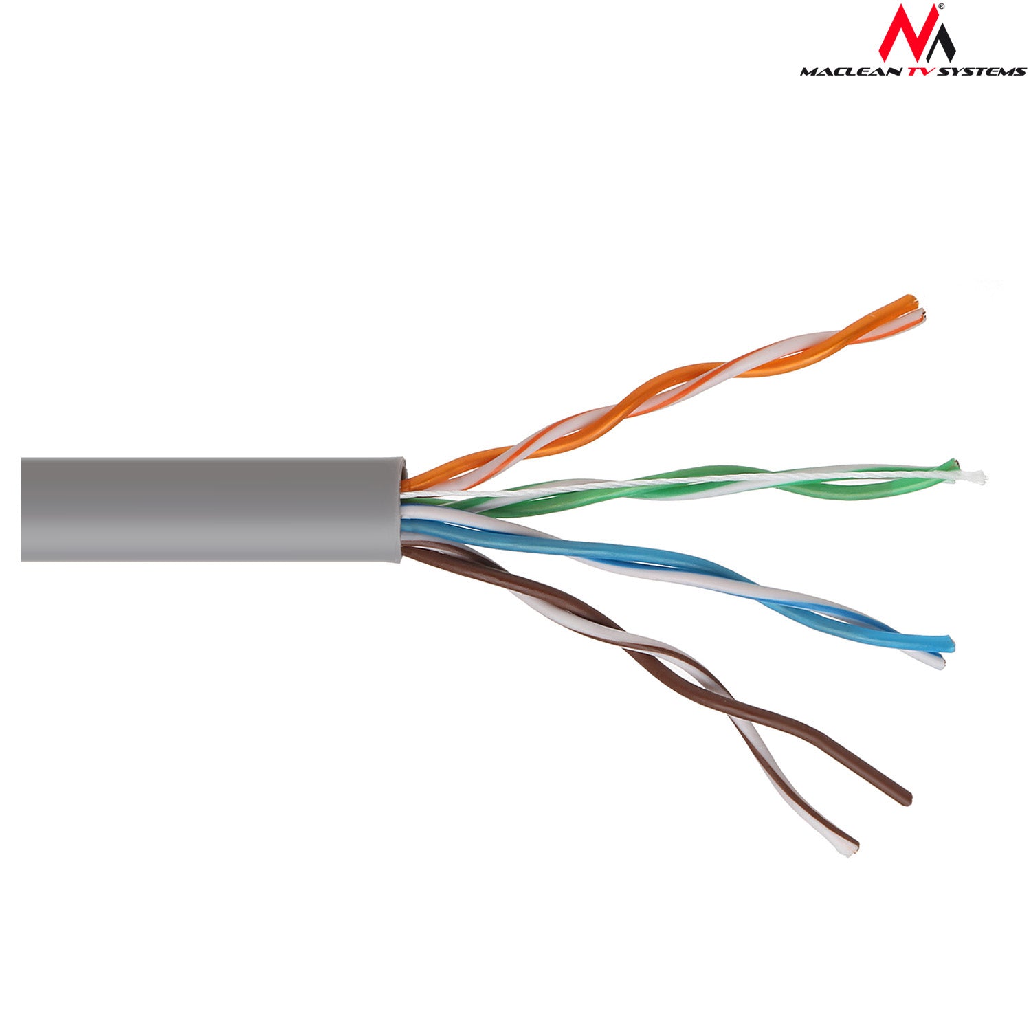 Cable Ethernet Twisted Par UTP, longitud de 100 m, MCTV- 579, 1000 Mbps ...