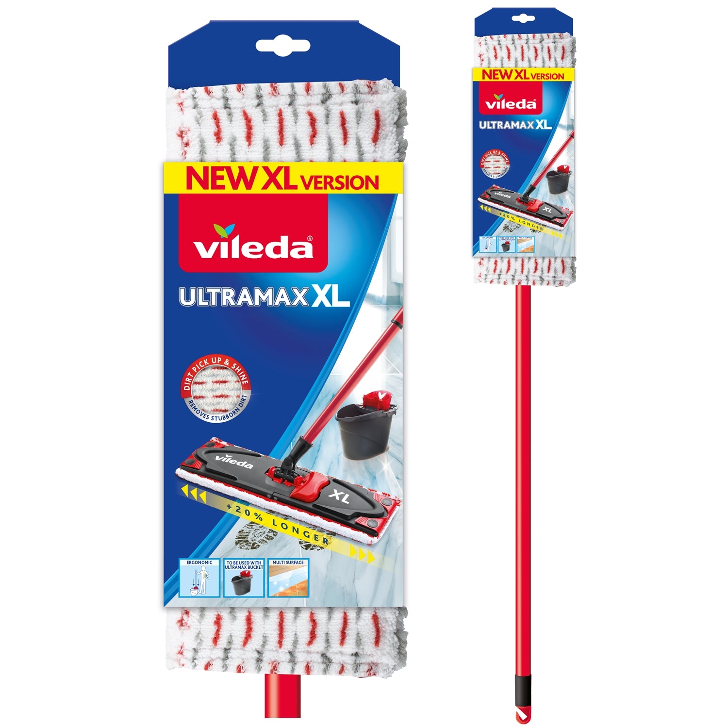 Vileda MOP Flat Telescopic Stick Ultramax XL 42cm – Euroelectronics EU