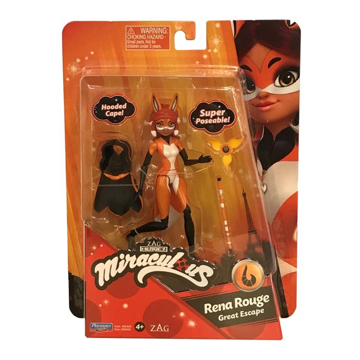 Miraculous Rena Rouge Red Fox Doll Figurine Collectible Toy ...