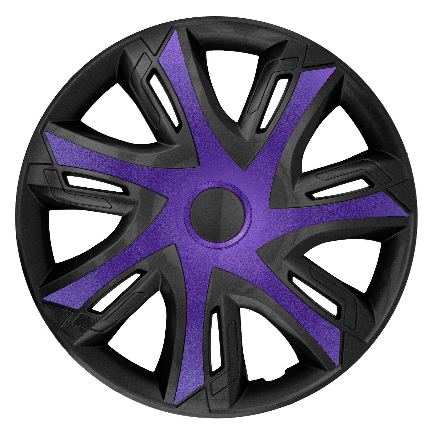15" Hubcaps Wheel Covers Trims Set Weather Resistant Universal Purple ...