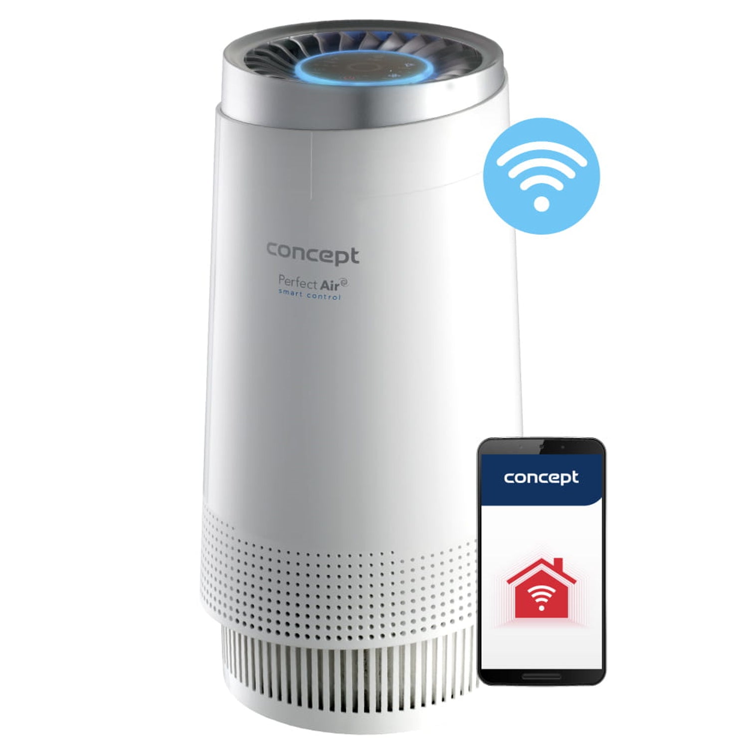 Concept CA1010 Smart Air Purifier Perfect Air 3-Leve Air Filtration HE ...