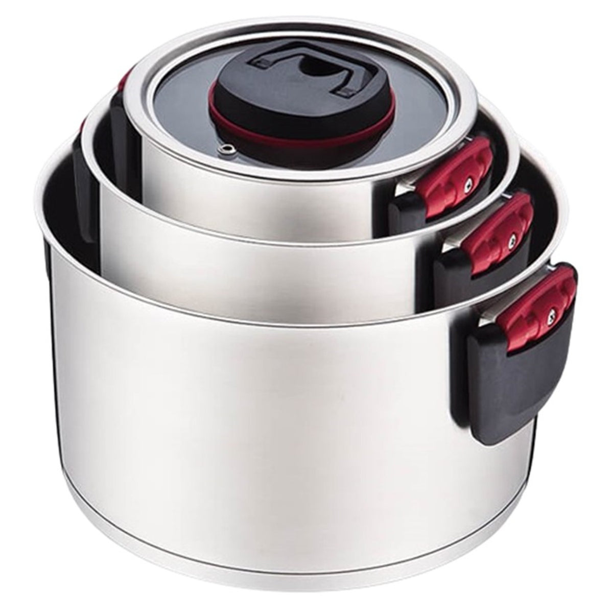 Maestro MR-3530-6 Cooking Pots Saucepan Cookware Set 6 Pieces Stainles ...