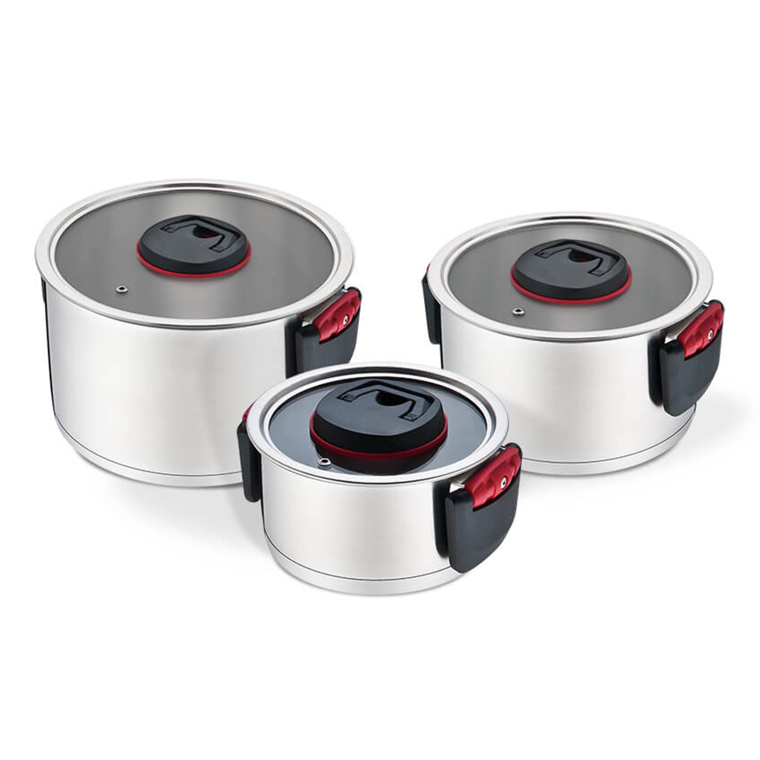 Maestro MR-3530-6 Cooking Pots Saucepan Cookware Set 6 Pieces Stainles ...