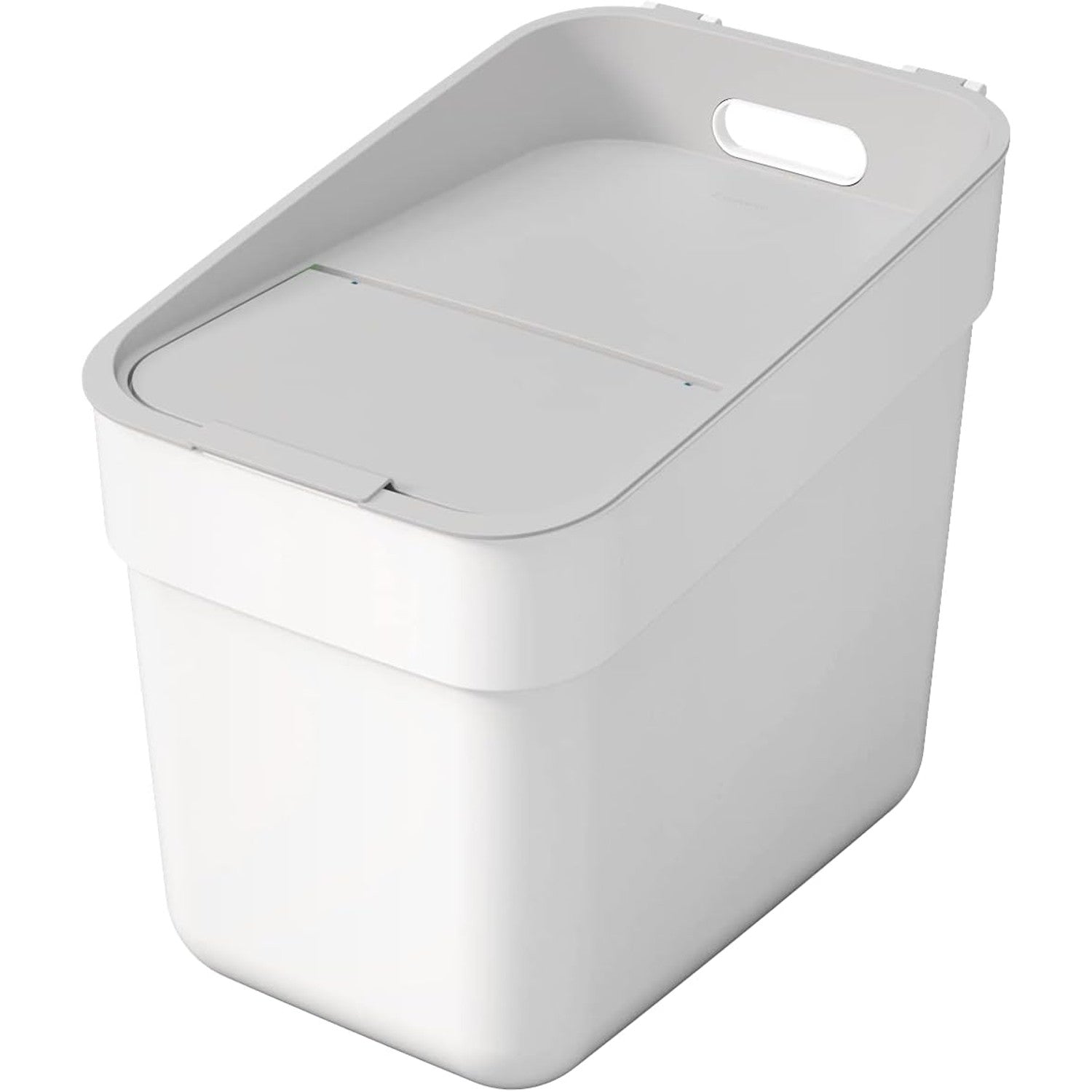 Curver Ready to Collect Sorting Waste Bin 20L White Garbage Can Stacka ...